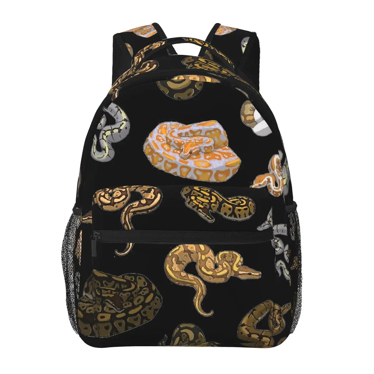 Ball-Python-Morph-Snake-Pattern-Backpacks-Boys-Girls-Bookbag-Children ...