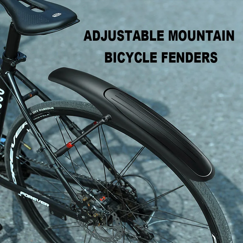 1/2PCS Bike Fenders Mudguard Adjustable Cycling Splash Guard Universal ...