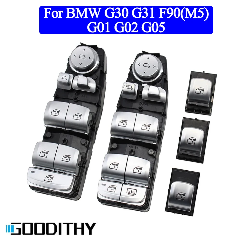 LHD RHD Electrical Power Chrome Window Lifting Switch Control Regulator ...