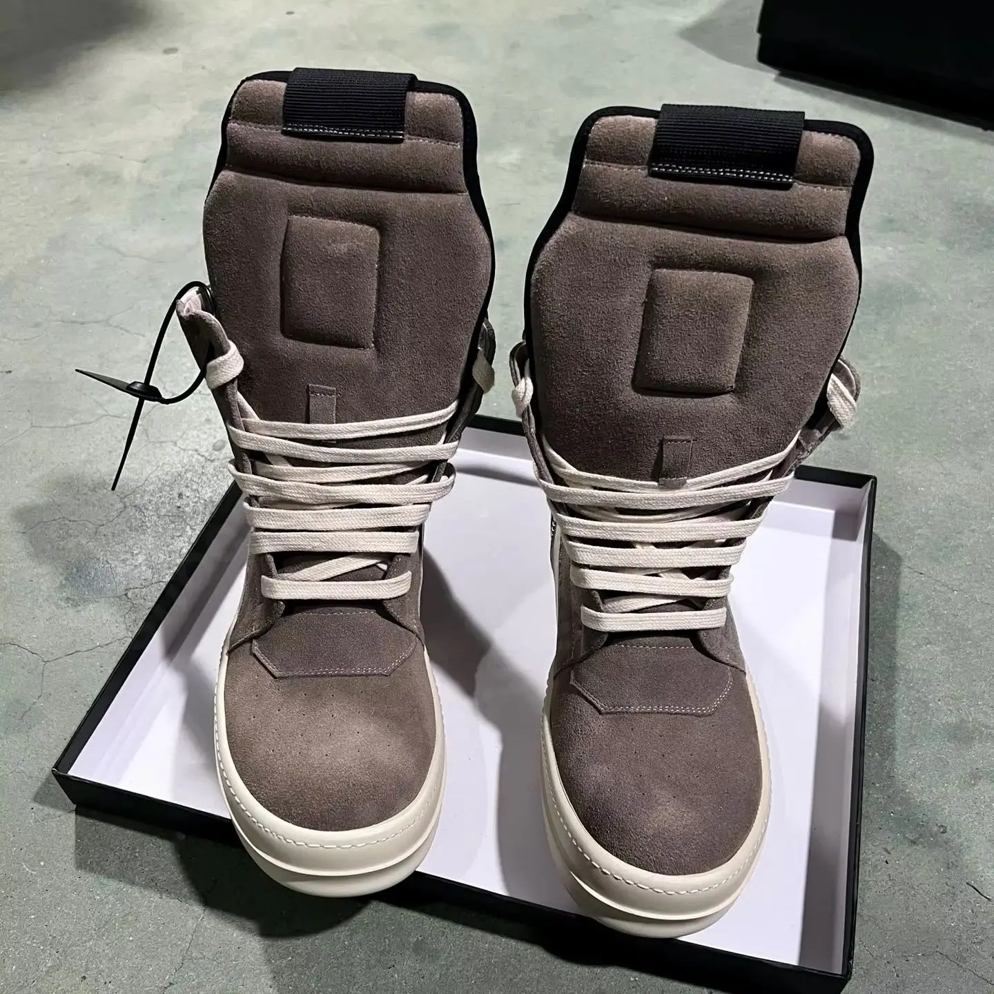 Ricks-Men-Sneaker-Brown-Suede-Ankle-Boot-Brand-RO-Zipper-Lace-Up-Women ...