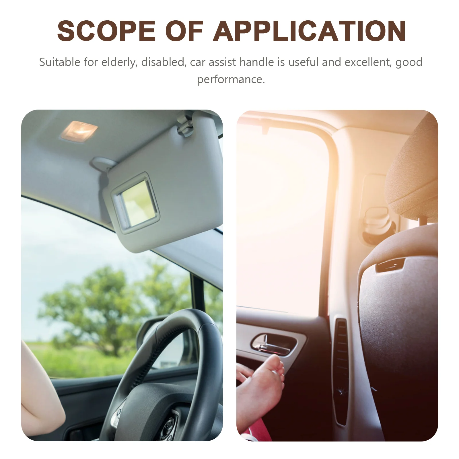 Scooter Elder Hand Rest Disabled Assist Handle for Automotive Cloth Car ...