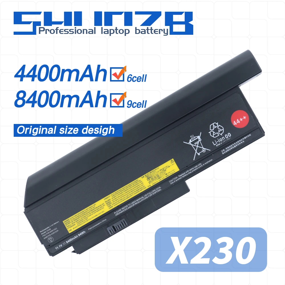 New Laptop Battery For Lenovo ThinkPad X230 X230i X230S 45N1029 45N1025 ...