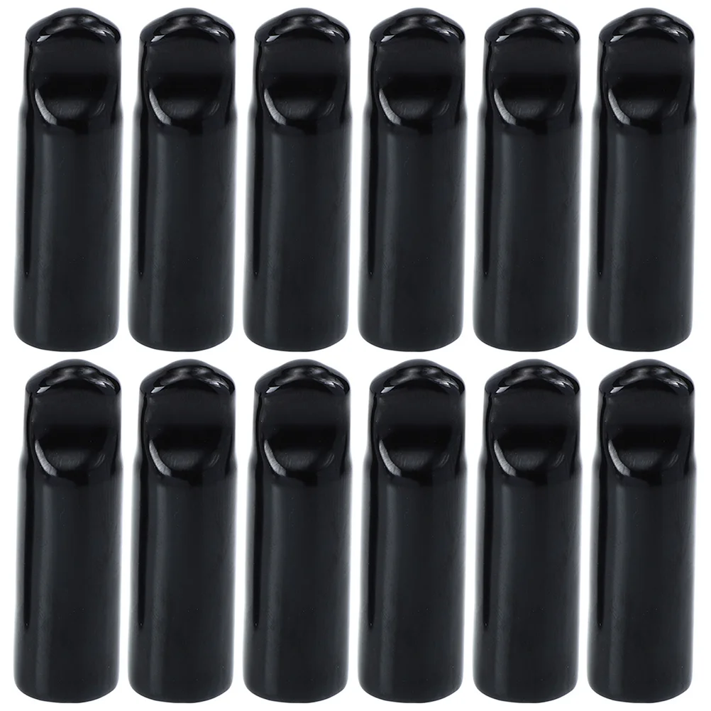 12 Pcs Beer Tap Column Protective Cover Spigot Bottle Caps Set Black ...
