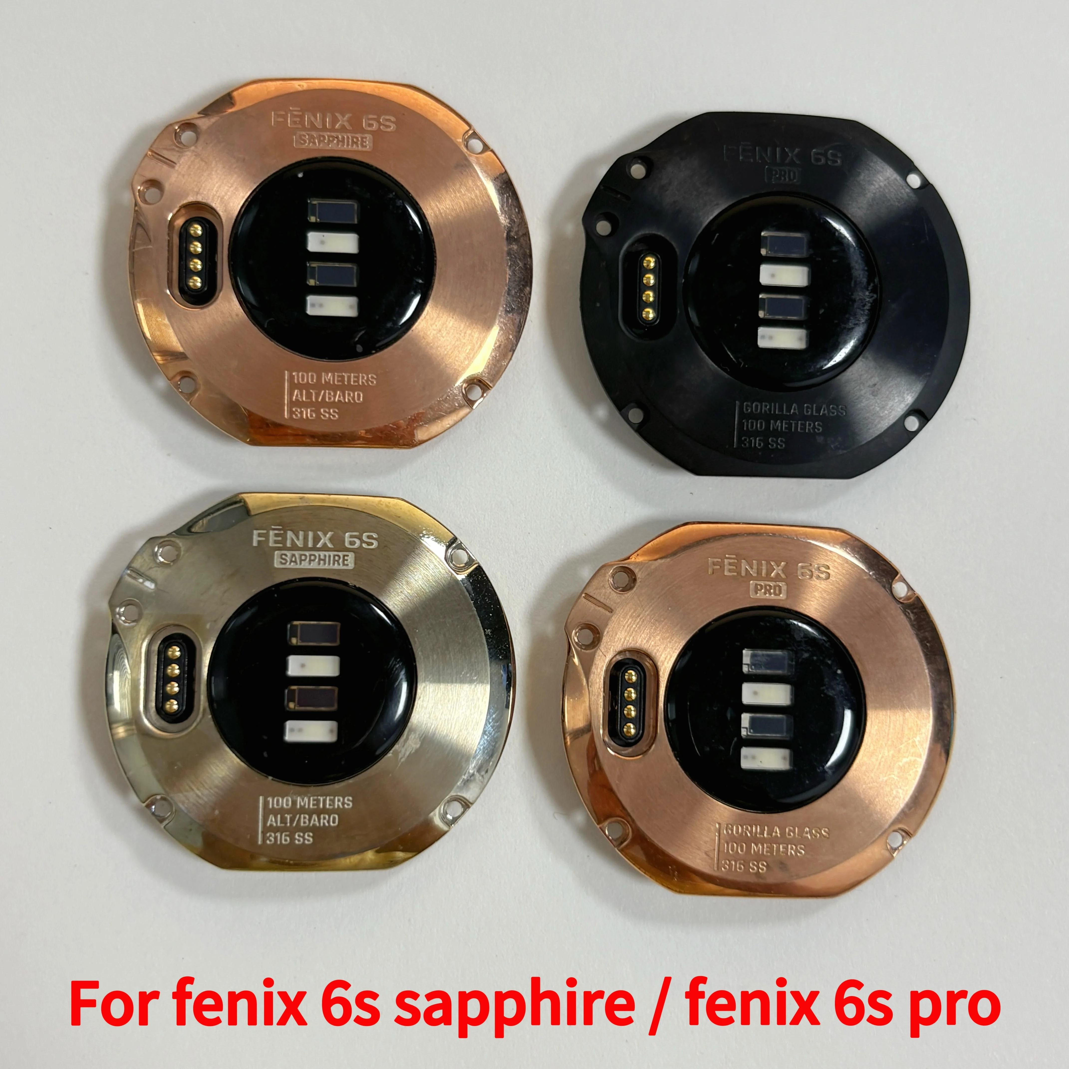 For GARMIN Fenix 6s Sapphire Fenix 6s Pro Back Cover Without Battery ...