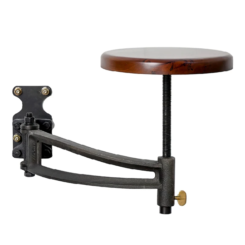 Retro-solid-wood-cast-iron-wall-hanging-adjustable-lifting-design-bar ...