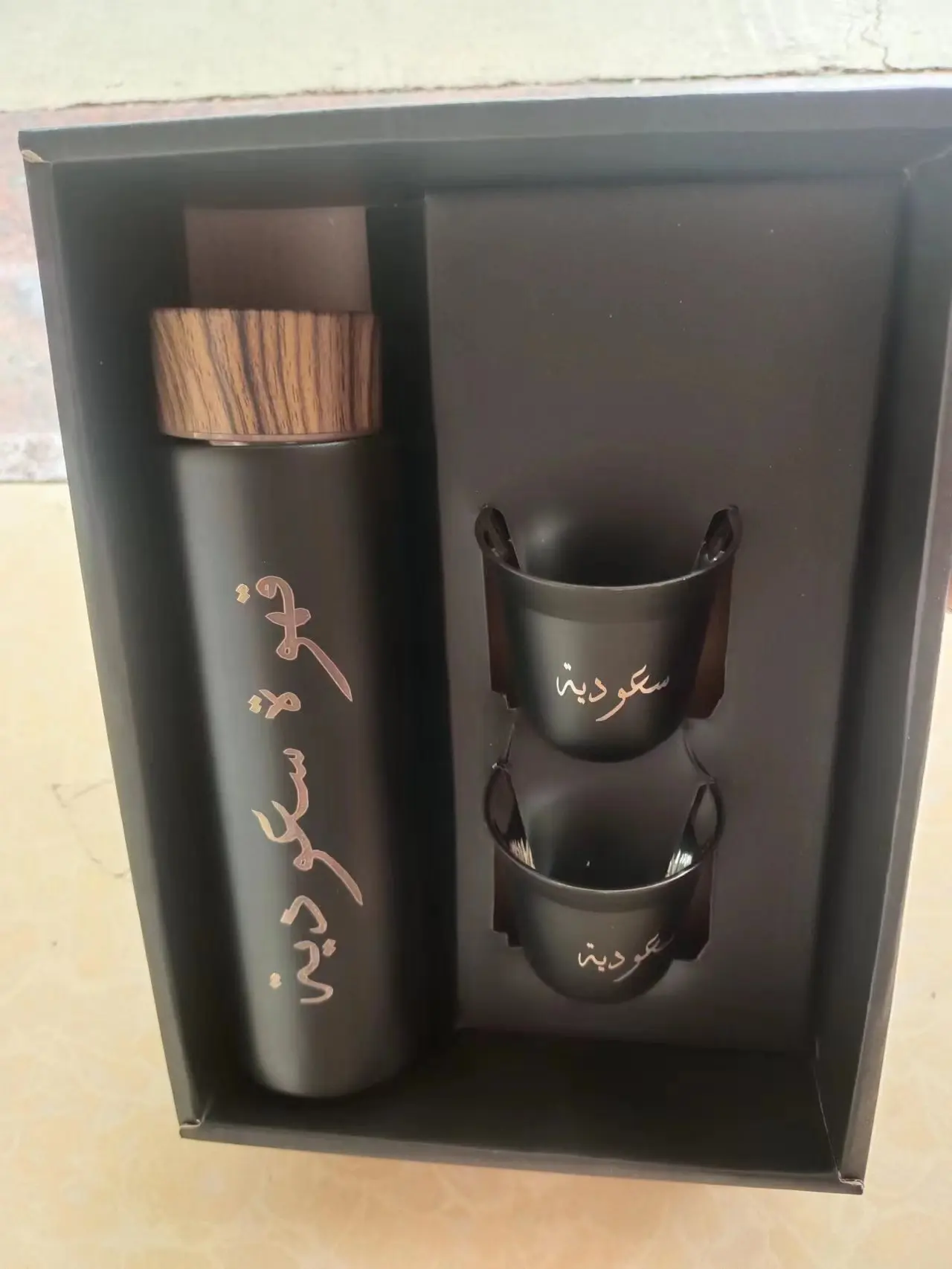 Personalized-Coffee-Thermos-Cup-Set-Color-Block-Double-Layer-Heat ...