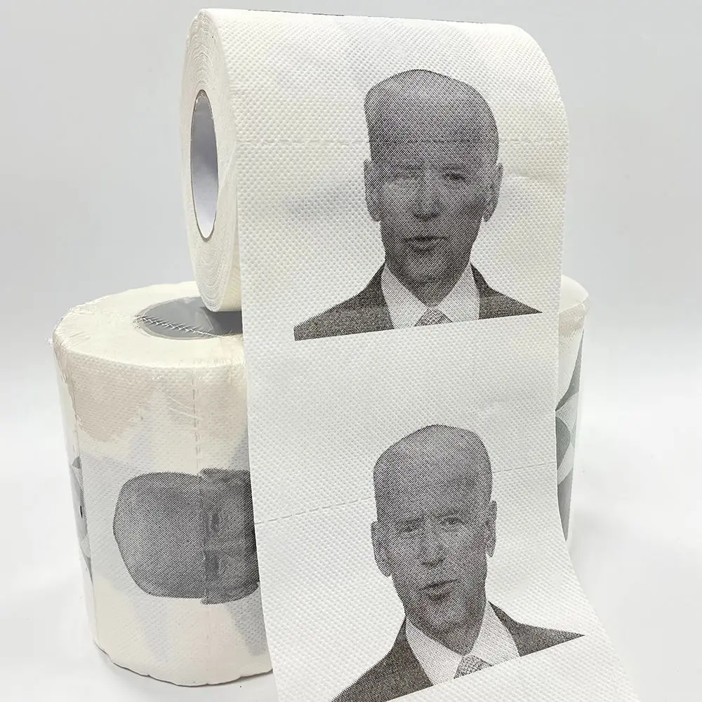 1roll-Joe-Biden-Pattern-Toilet-Paper-Roll-Novelty-Gift-Bathroom-Paper ...