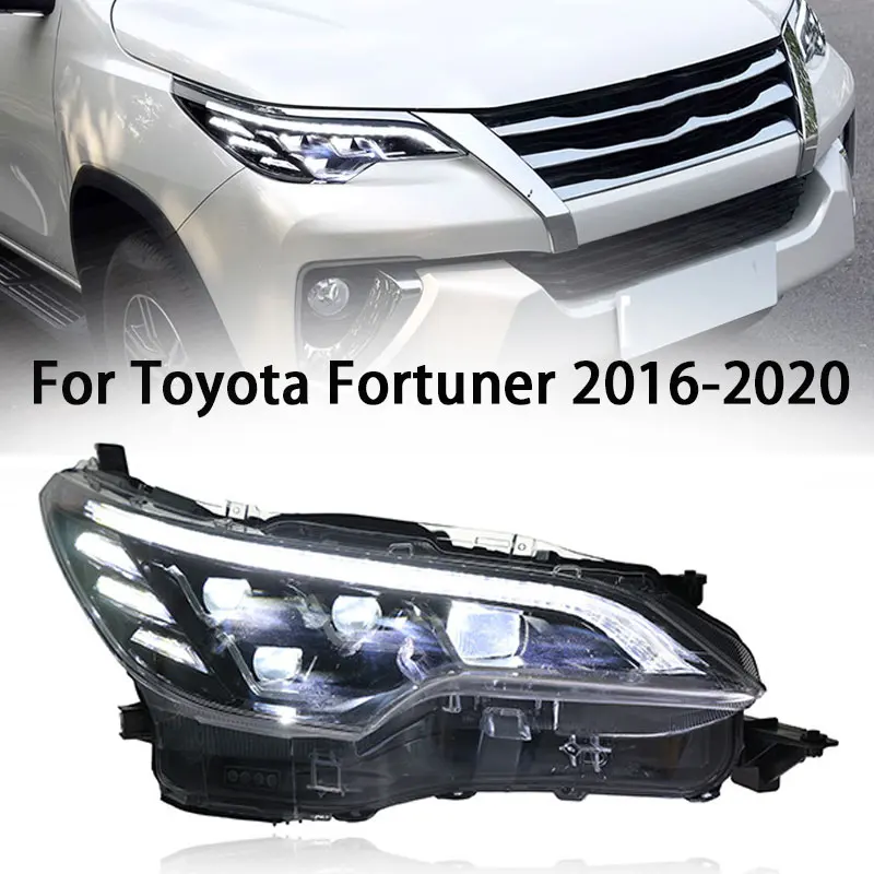 Car-Headlights-For-Toyota-Fortuner-2016-2020-LED-Car-Lamps-Daytime ...