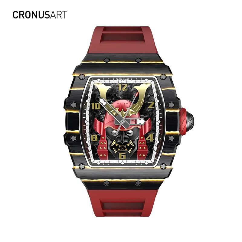 CRONUSART-Mechanical-Wristwatch-Carbon-Fiber-Series-Samurai-Element ...