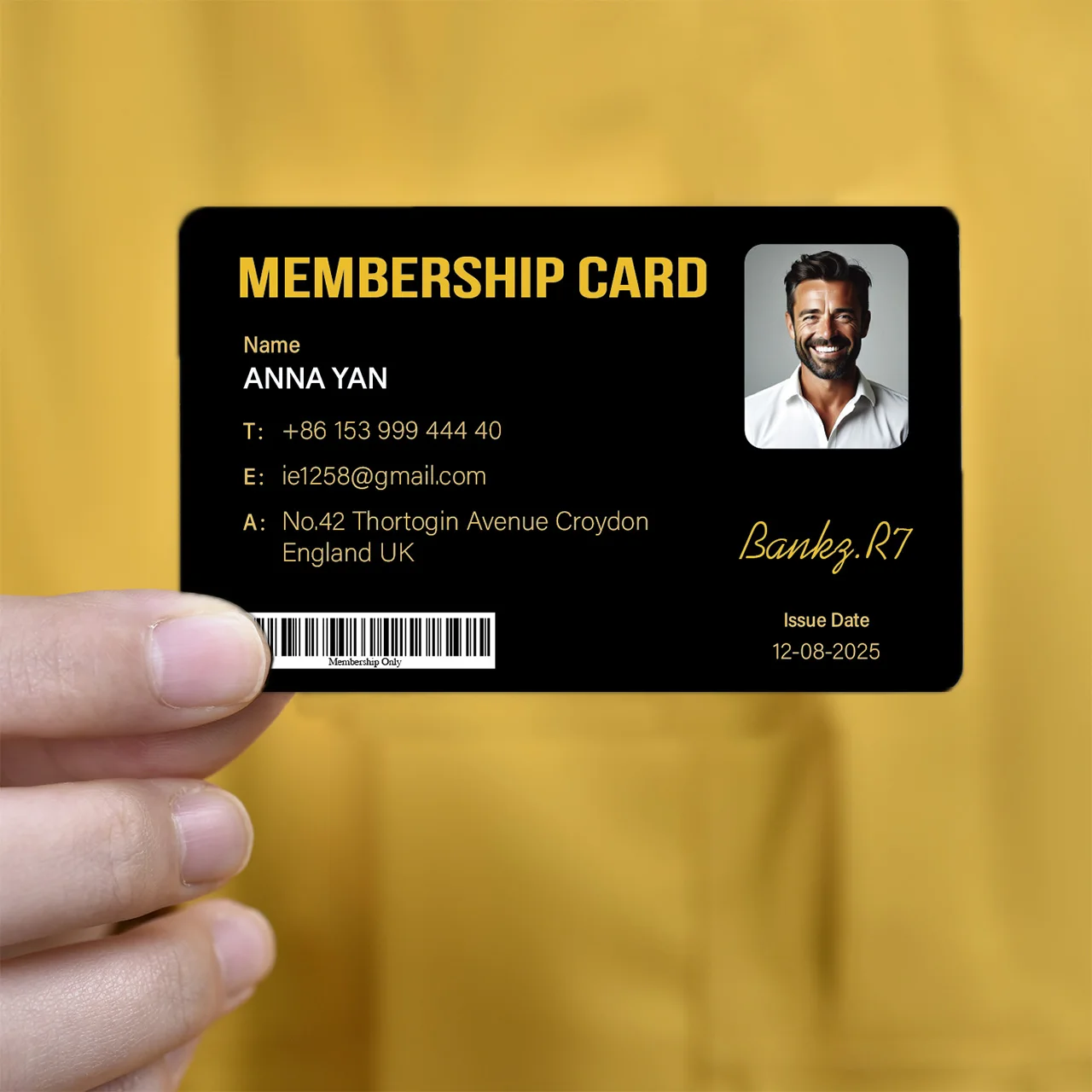 Custom 1 PCS Fan Club Membership Card PVC Plastic VIP Loyalty Card for ...