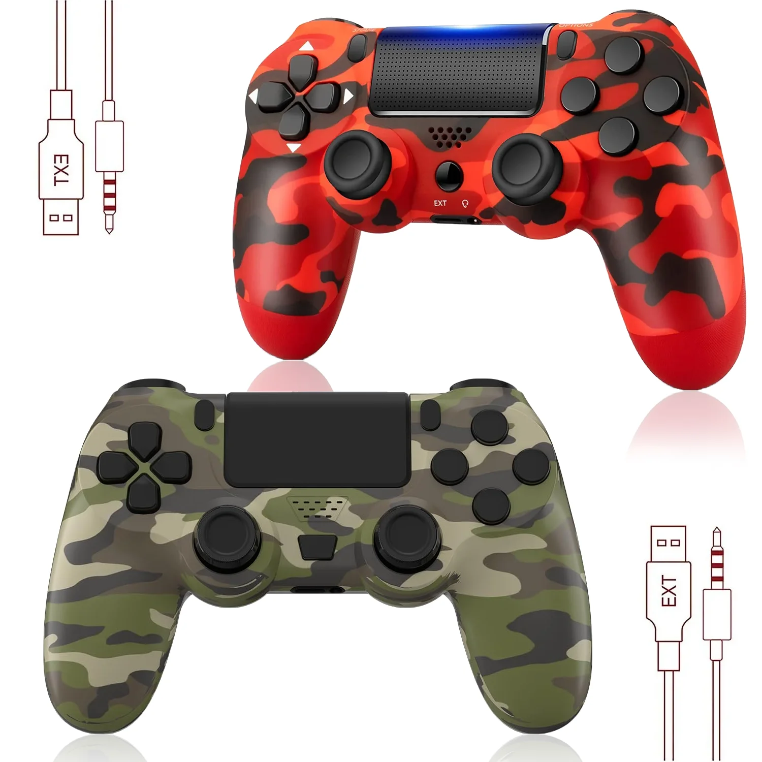 Controlador-inal-mbrico-para-SONY-PS4-Slim-Pro-compatible-con-mando-inal-mbrico-Bluetooth-para ...