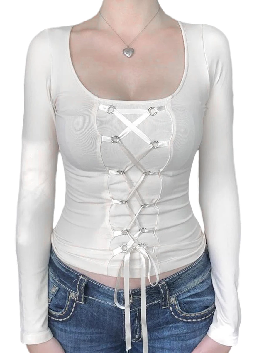 Women-Casual-T-Shirt-Crew-Neck-Long-Sleeve-Vintage-Totem-Printed ...