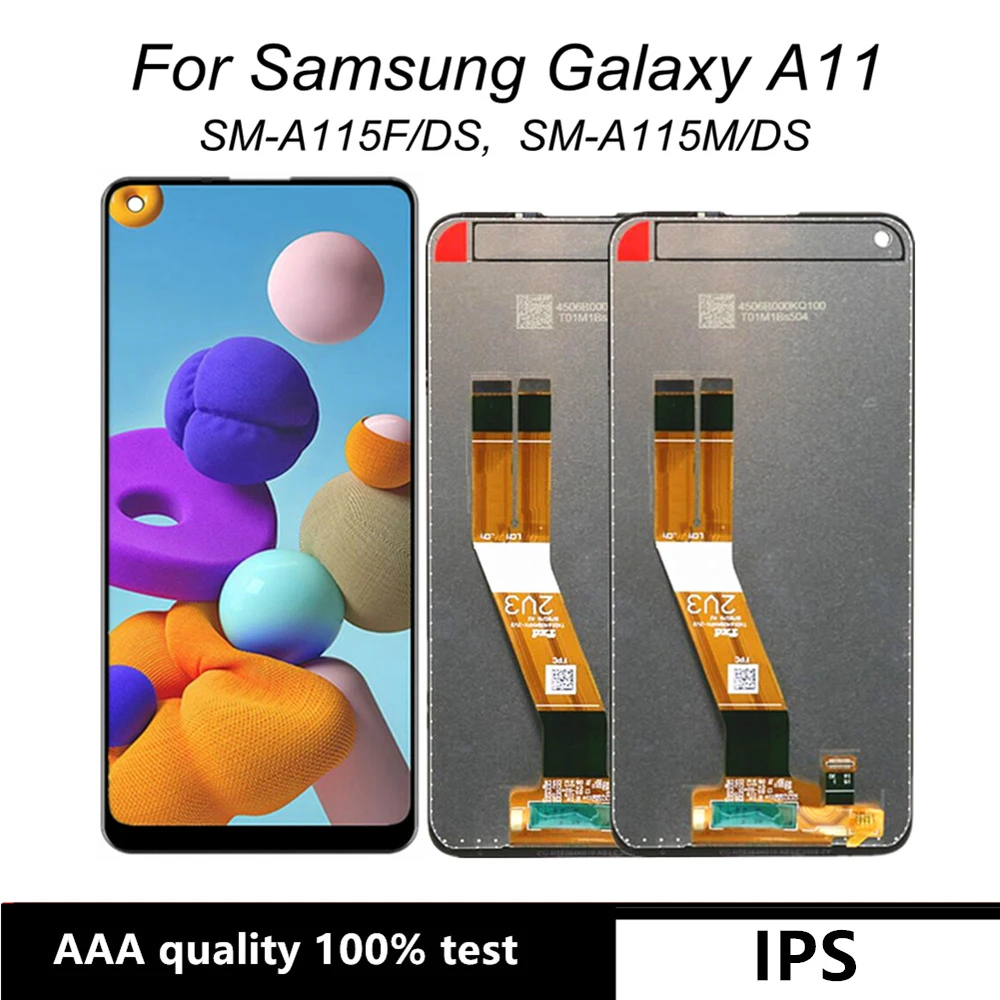 Pantalla táctil LCD de 6,4 "para Samsung A11 2020 SM A115F/DS SM A115M ...