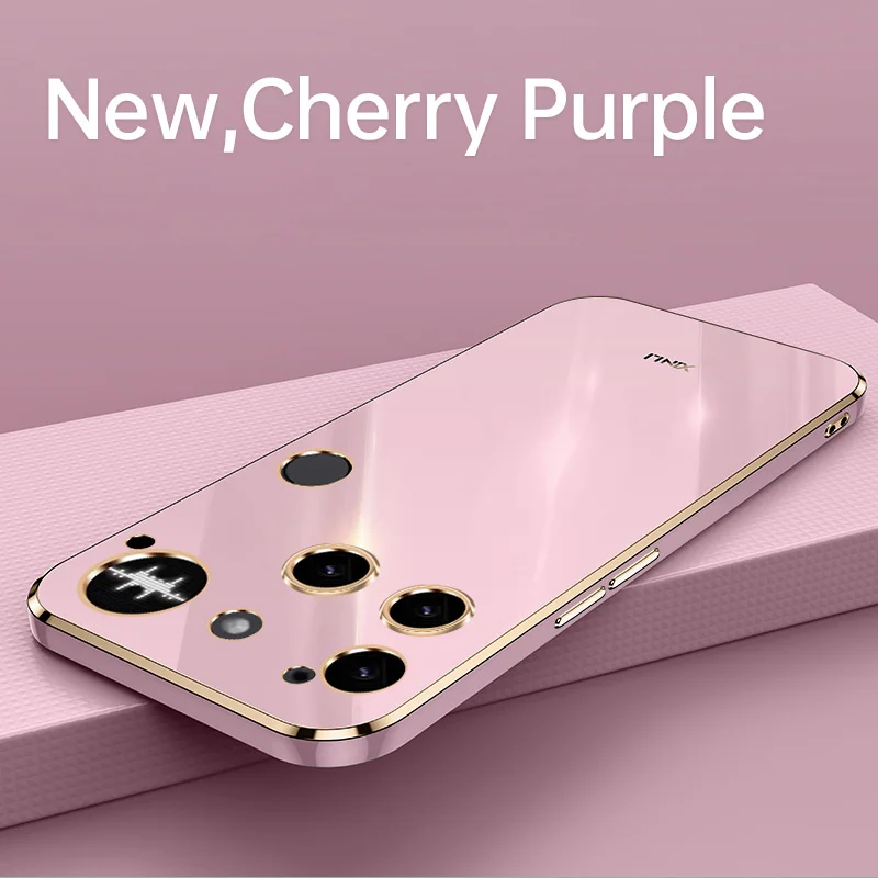 Nothing Phone 3 A024 Case 6D Plating Shockproof Silicon TPU Soft Back ...