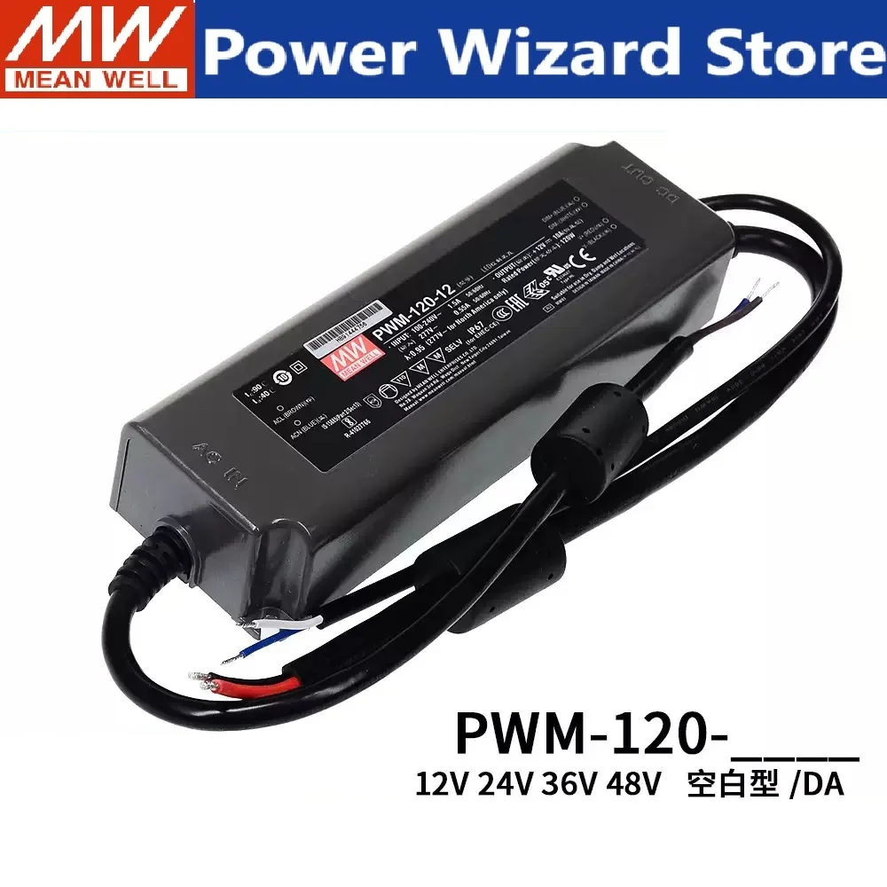 MEAN WELL LED switching power supply PWM-120 PWM-120-12/24 120W output ...