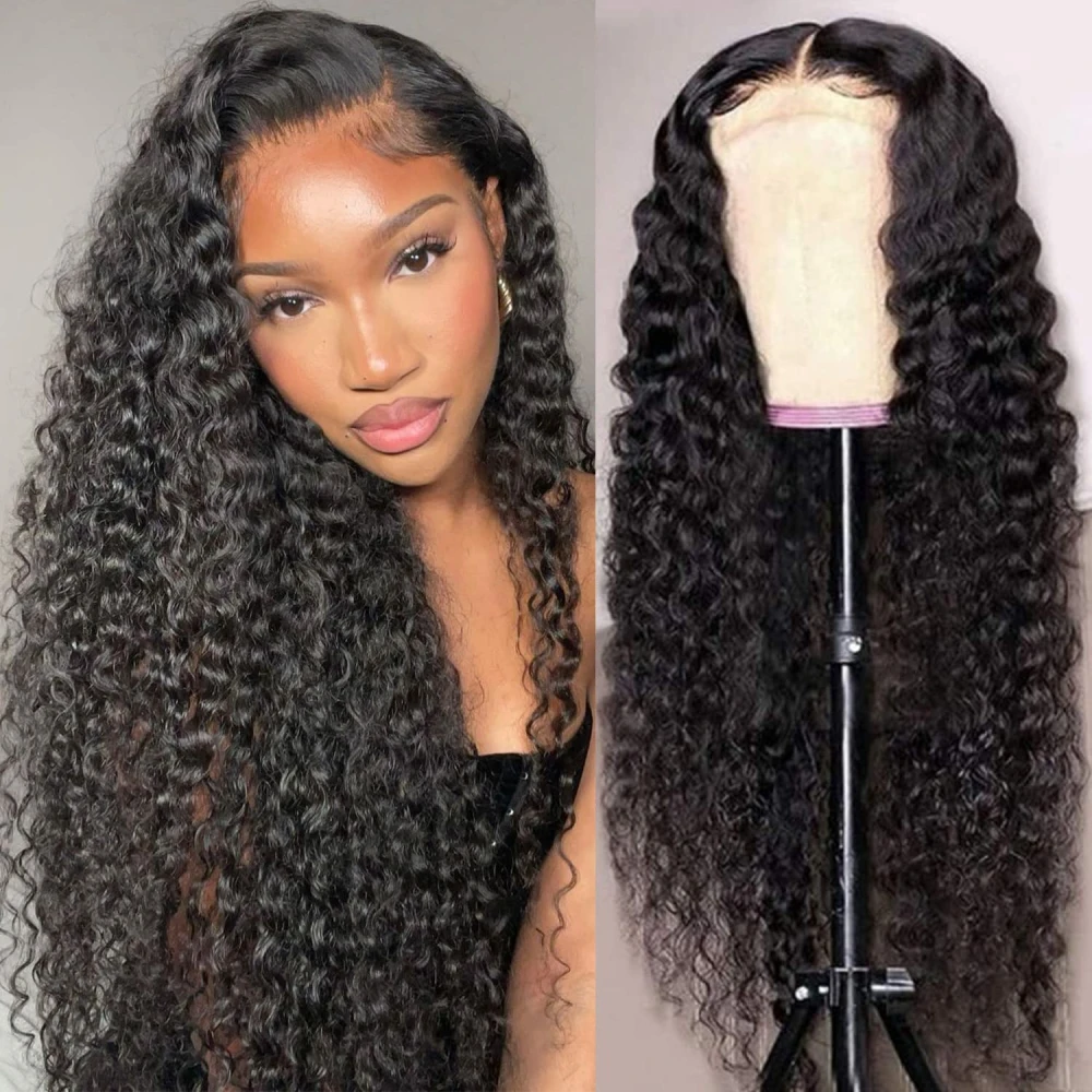 Deep Wave Frontal Wig 13x6x1 T Part Hd Lace For Black Women 13x4 Lace ...