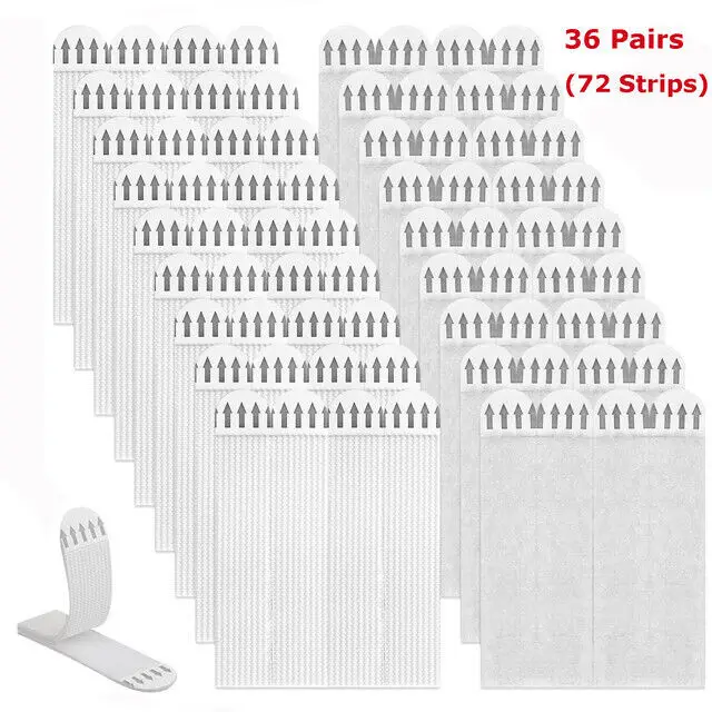 36-Pairs-Picture-Hanging-Strips-Heavy-Duty-Adhesive-Large-Narrow ...