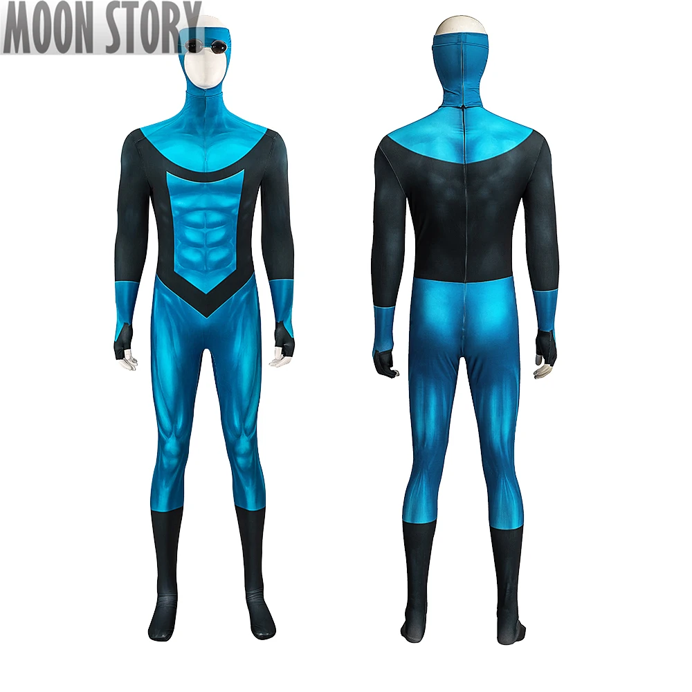 Mark Grayson Cosplay Costume Zentai Bodysuit Suit Adult Men Invincible ...