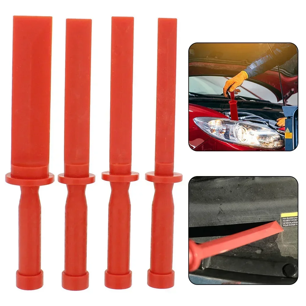 4Pcs Car Plastic Chisel Scraper Set Hand Adhesive Remover AUTO Body ...