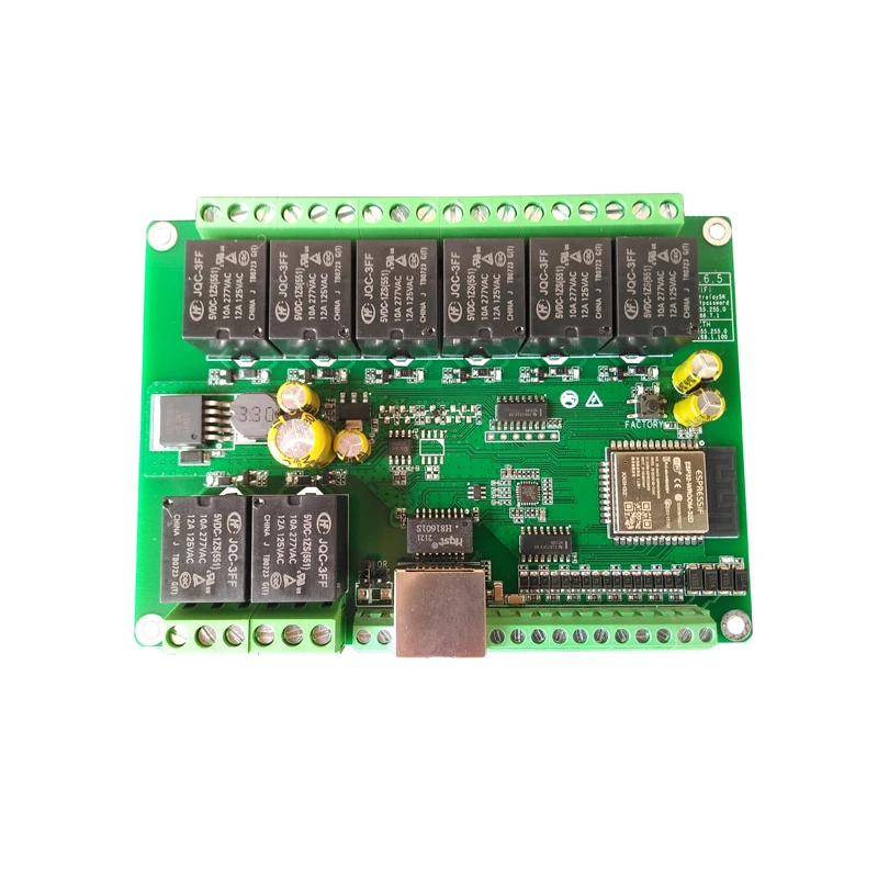 Ethernet Relay Board Network MQTT Home Assistant Domoticz Modbus WiFi RS485 CAN Module HTTP Web ...