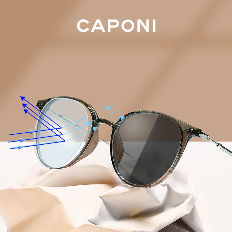 CAPONI-Oval-Glasses-For-Women-Photochromic-Anti-Blue-Light-Computer ...
