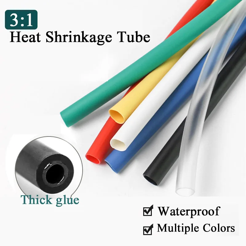 1M-3-1-Heat-Shrink-Tube-with-Glue-Polyolefin-Shrinking-Assorted-Heat ...