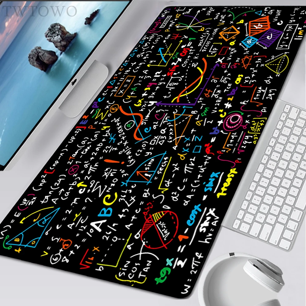 Mousepad Computer Home Large Mouse Mat MousePads Geometric Math Formula ...