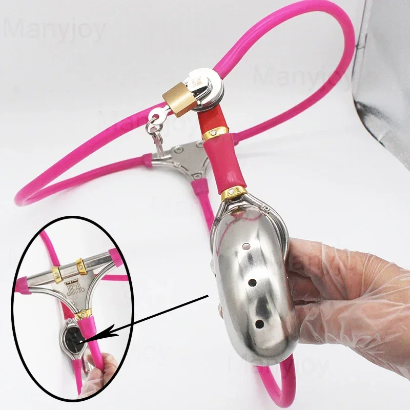 Manyjoy-m-nnlich-unsichtbarer-Keuschheit-g-rtel-Edelstahl-Silikon-verstellbarer-Schild-Ger-t ...