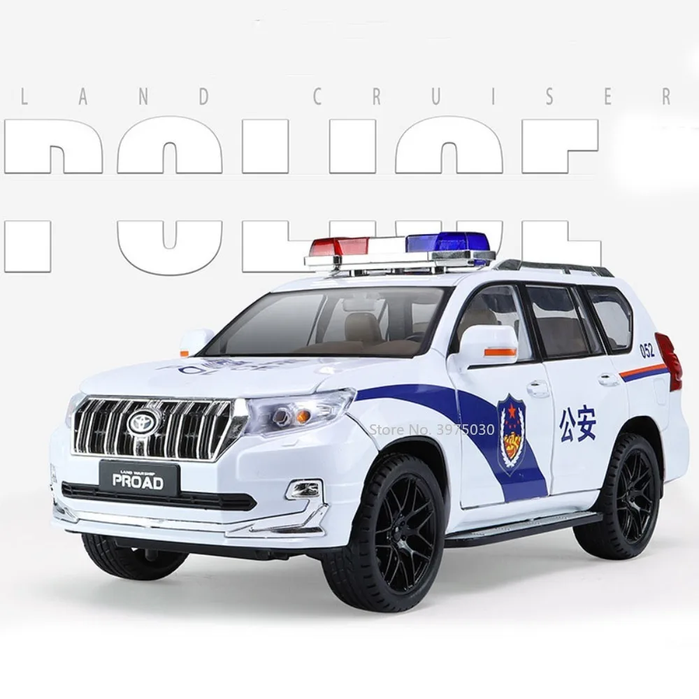 1-18-Scale-Toyota-Prado-Police-Car-Model-Alloy-Diecast-Toy-Simulation ...