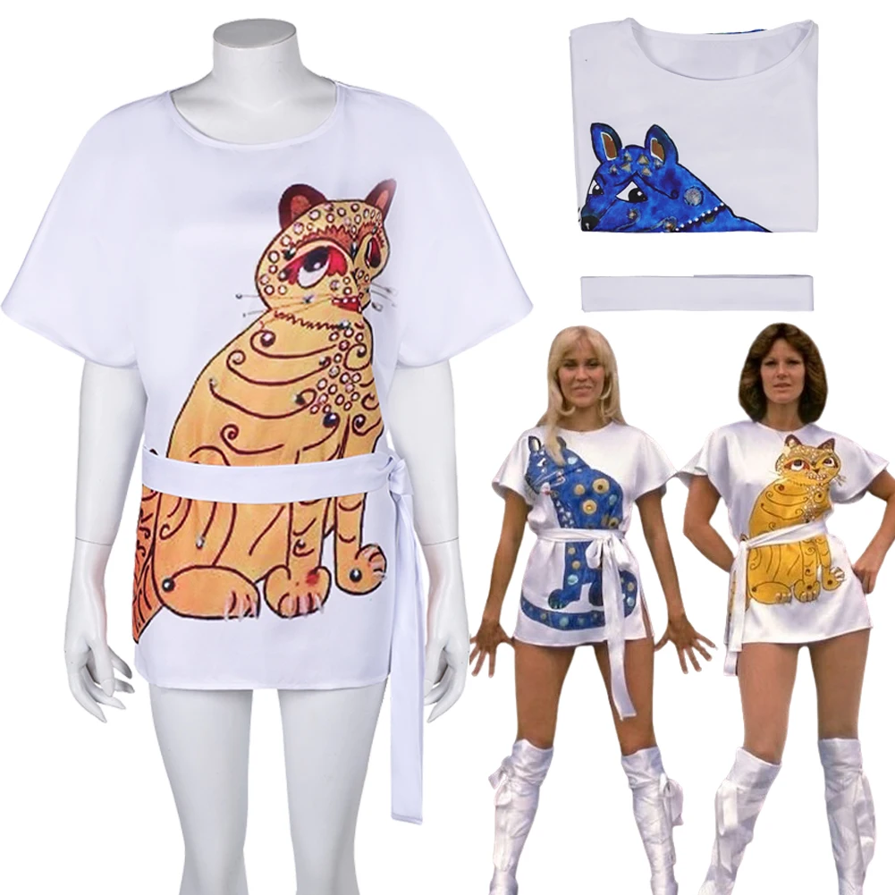 ABBA-Cos-Agnetha-Anni-Frid-Cosplay-Fantasia-70s-Costume-Vintage-Dress ...