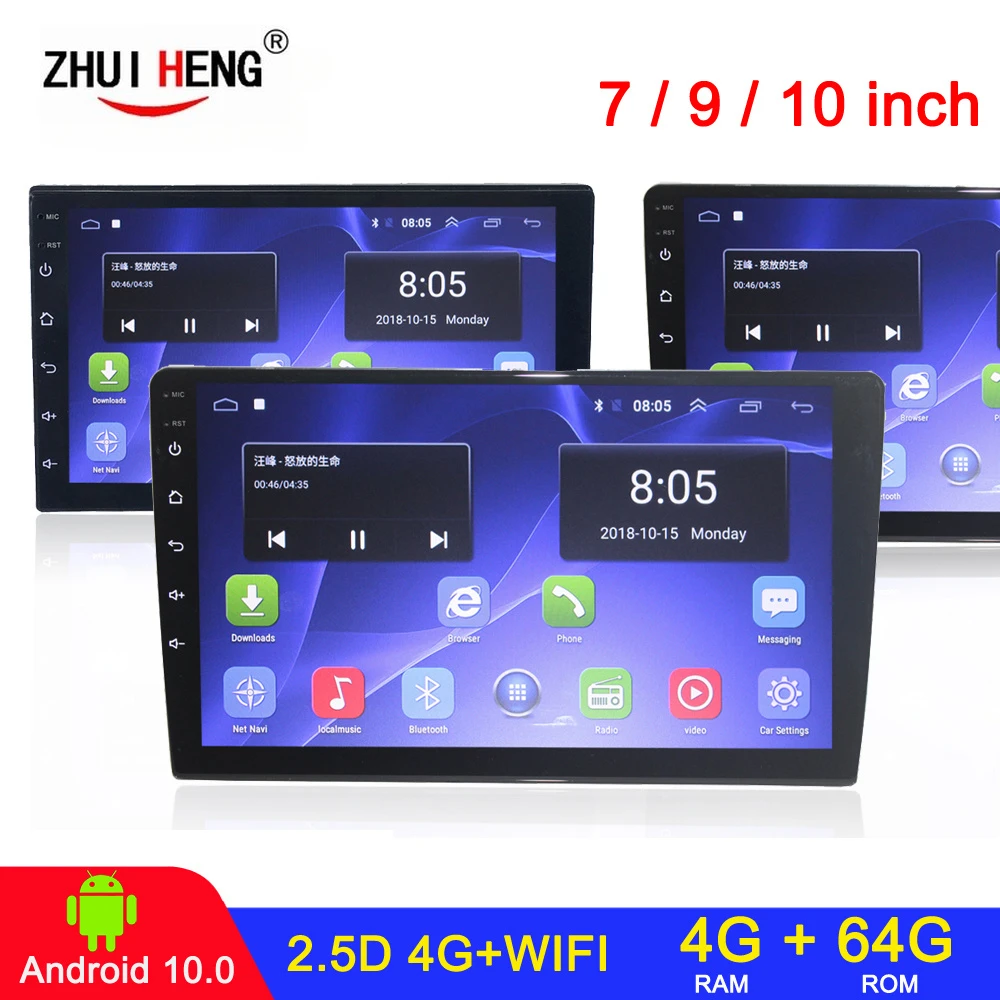 2-din-Android-Car-Radio-7-9-10-car-stereo-radio-GPS-WIFI-Bluetooth ...