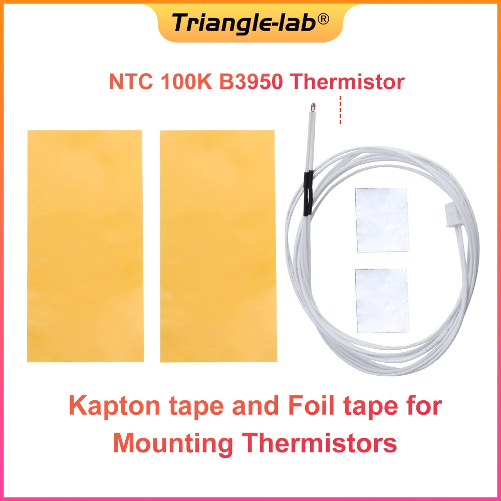 Trianglelab Kapton tape and Foil tape for Mounting Thermistors Surface ...