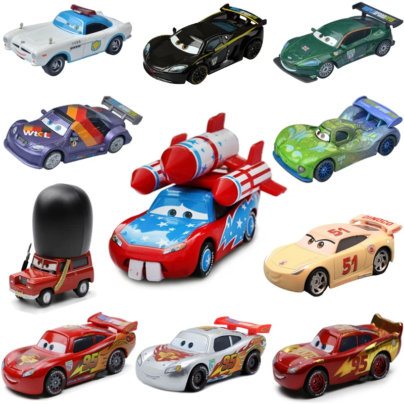 Disney Pixar Cars 2 3 Lightning Mcqueen juguetes Rocket Mcqueen ...