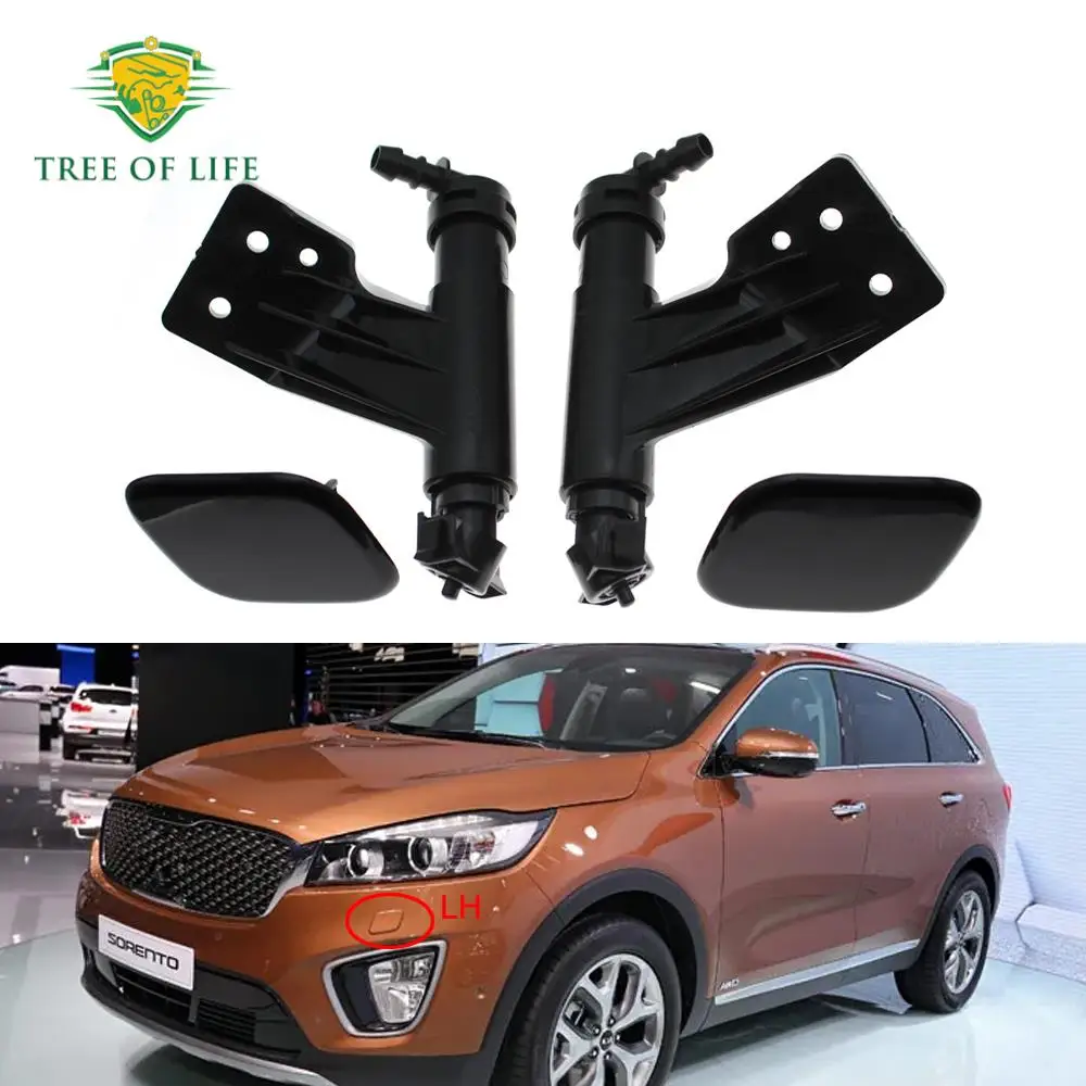 For KIA Sorento 2013 2014 Front Left Right Headlight Wahser Sparyer ...