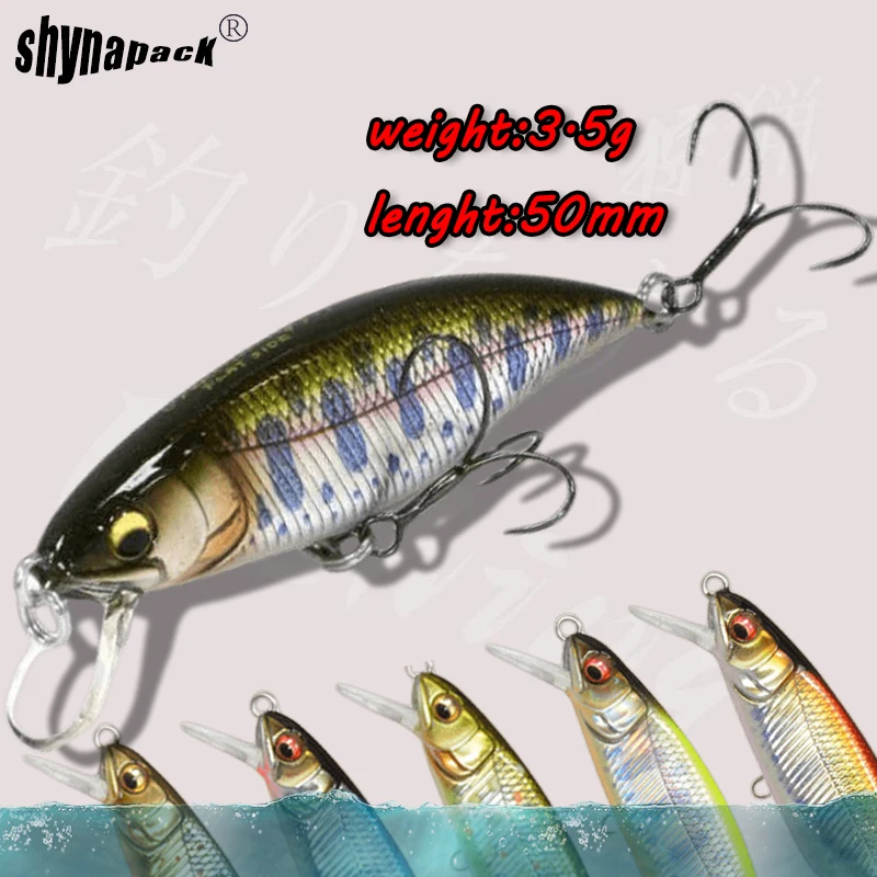 Mini-Minnow-Wobblers-50mm-3-5g-Fishing-Lures-Swimbaits-Trout-Artificial ...