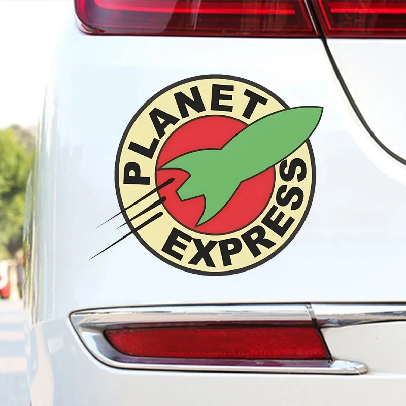 Futurama-Planet-Express-Logo-Vinyl-Sticker-For-Car-Truck-Window-Decal ...