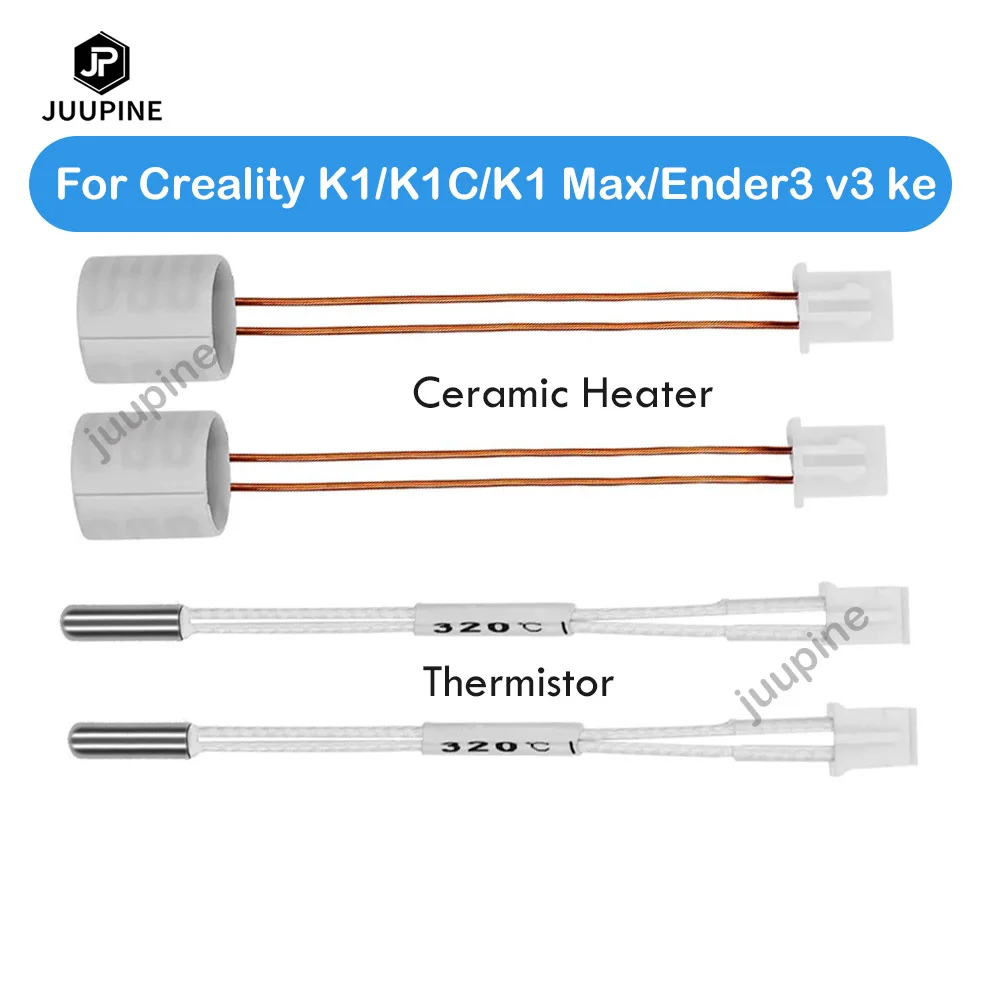 For-Creality-K1-Ceramic-Heater-K1-Max-Hotend-Ceramic-Heating-Tube-24V ...
