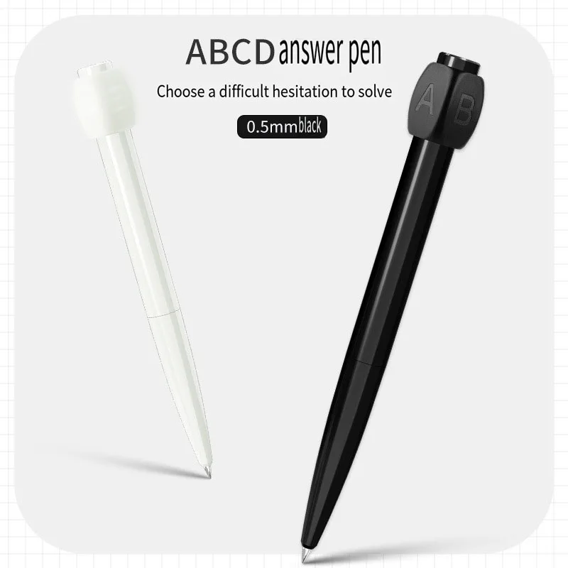 New-Decompression-Rotating-Gel-Pen-Answer-Pen-Novelty-Abcd-Choose ...