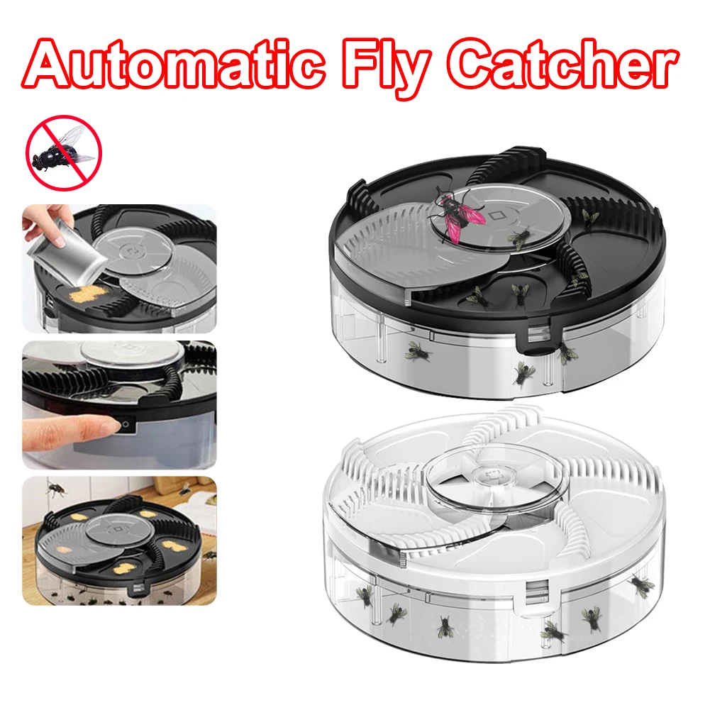 Upgraded-USB-Flycatcher-With-Baits-Electric-Fly-Trap-USB-Insect-Pest ...