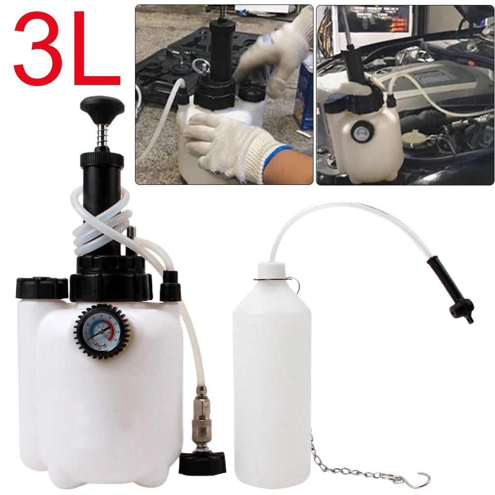 3L-Car-Brake-Bleeder-Hydraulic-Pumping-Fluid-Pump-Kit-Empty-Exchange ...