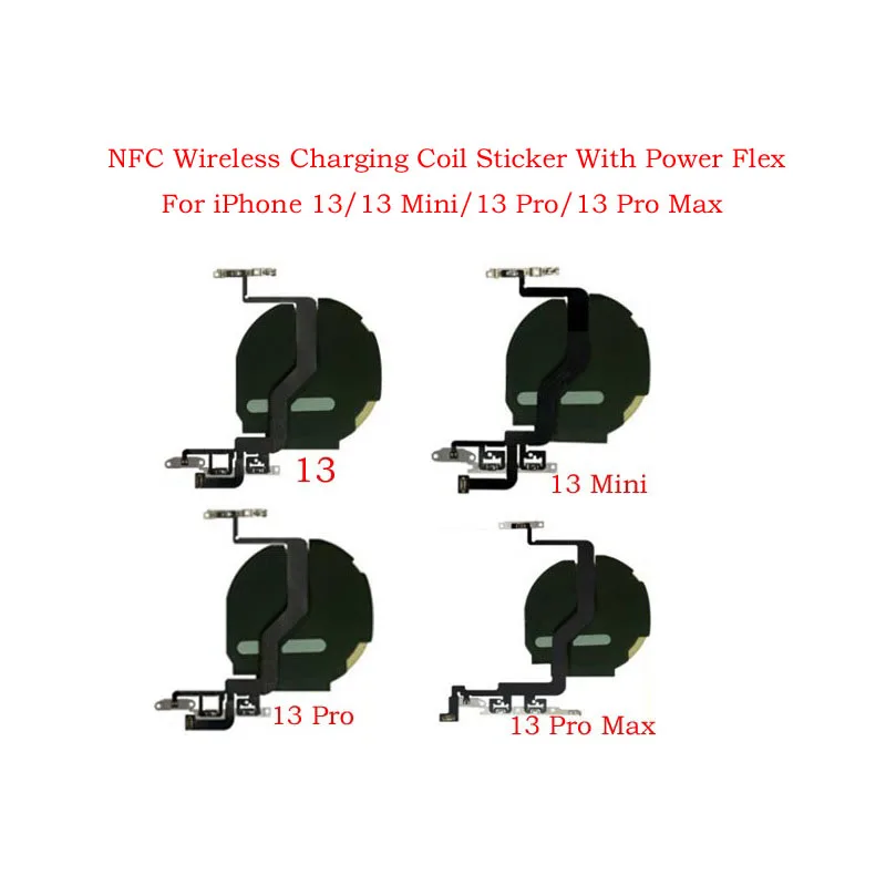 For iPhone 13/13 Mini/13 Pro/13 Pro Max NFC Wireless Charging Coil ...
