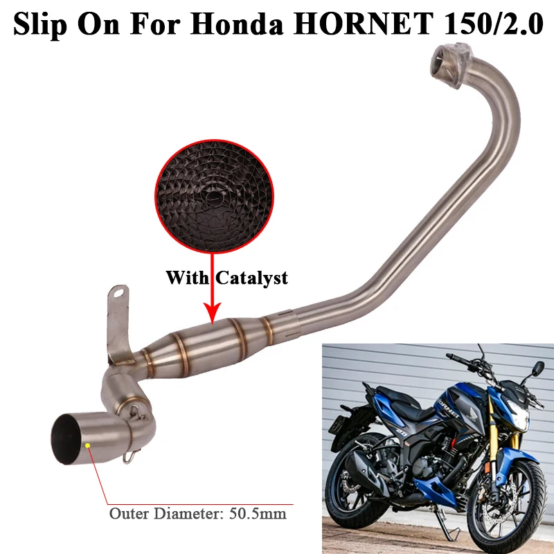 Slip-On-For-Honda-HORNET-2-0-150-HORNET150-2021-2022-Motorcycle-Exhaust ...