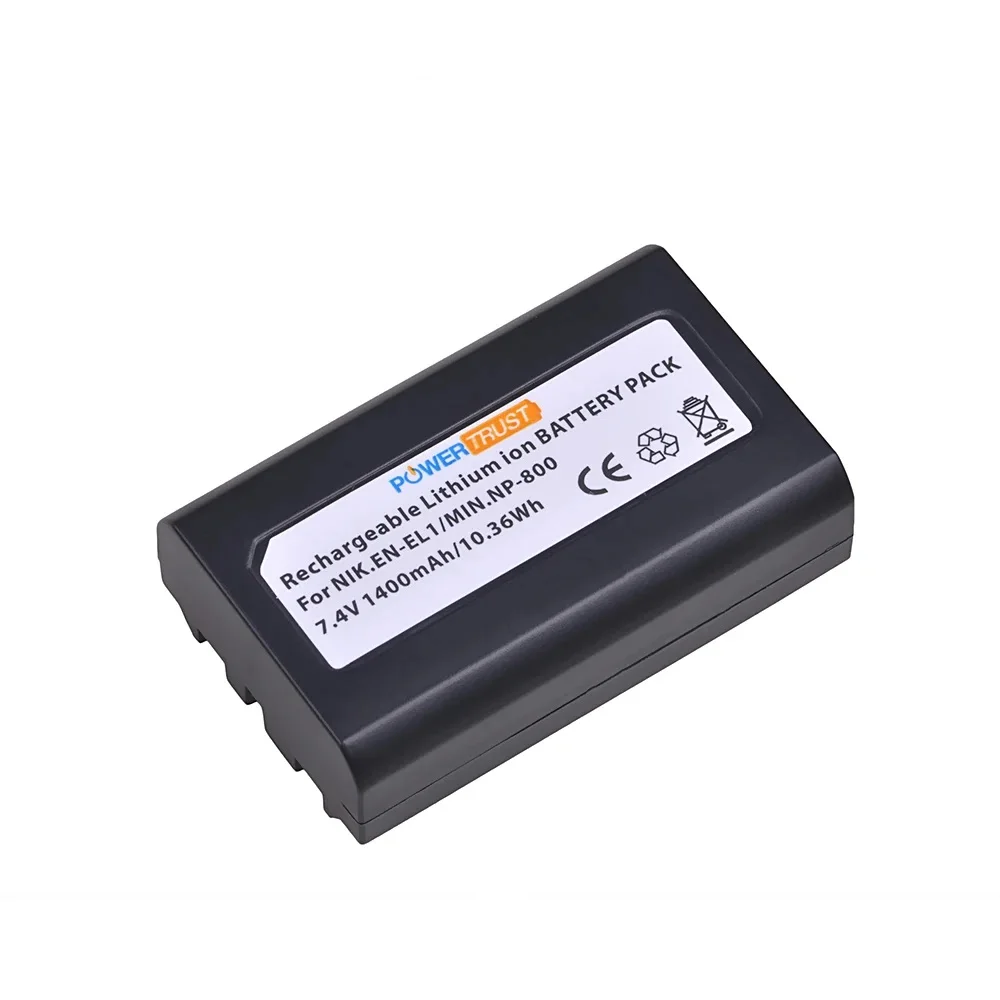 2x Battery-Batterie EN-EL1 1400mAh pour Nikon CoolPix 995 4300 4500 ...