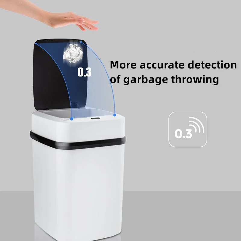Intelligent-Induction-Trash-Can-Living-Room-Household-Wastebasket ...