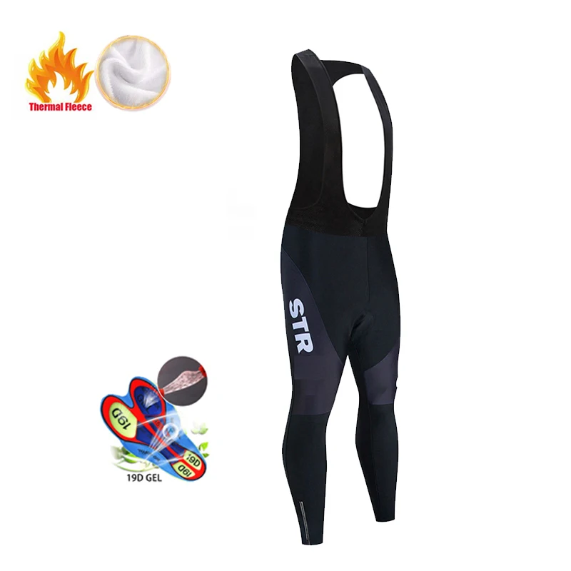 2023-Winter-Fleece-Thermal-Men-Cycling-Tights-Pants-motion-Outdoor ...
