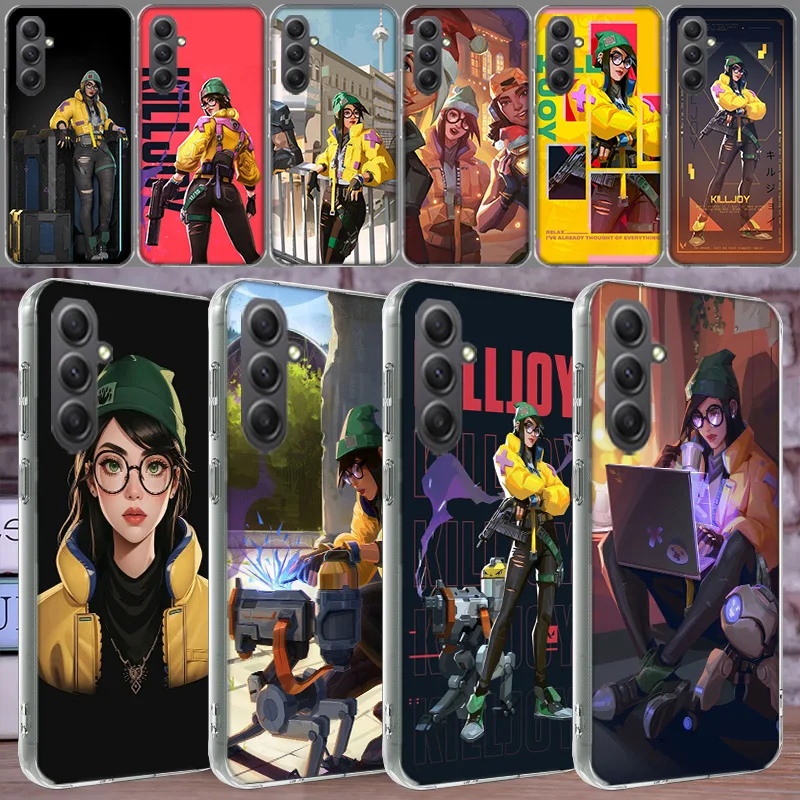 Valorant-Killjoy-Case-For-Phone-Samsung-Galaxy-A12-A22-A32-A52-A52S-A13 ...