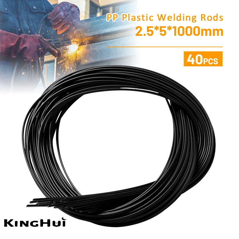 40Pcs-2-5mm-x-5mm-x-1000mm-Black-PP-Plastic-Welding-Rods-For-Plastic ...