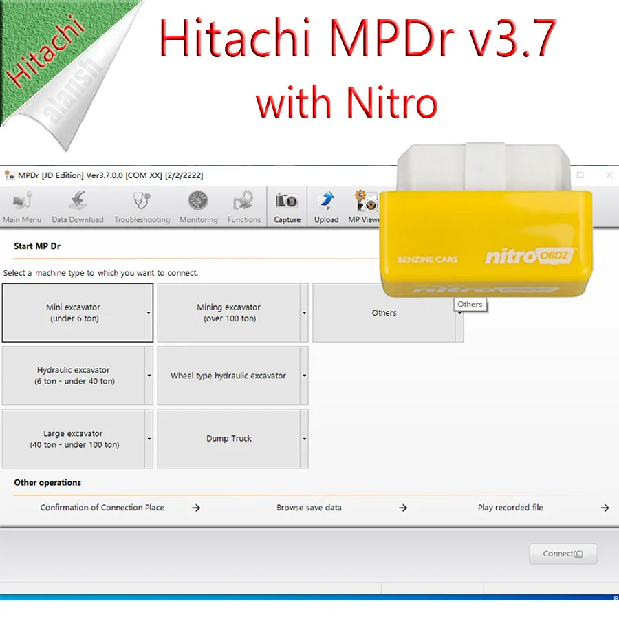 For-Hitachi-M-PRO-MPDR-V3-7-Construction-Machinery-Heavy-Duty-EX-Dr ...