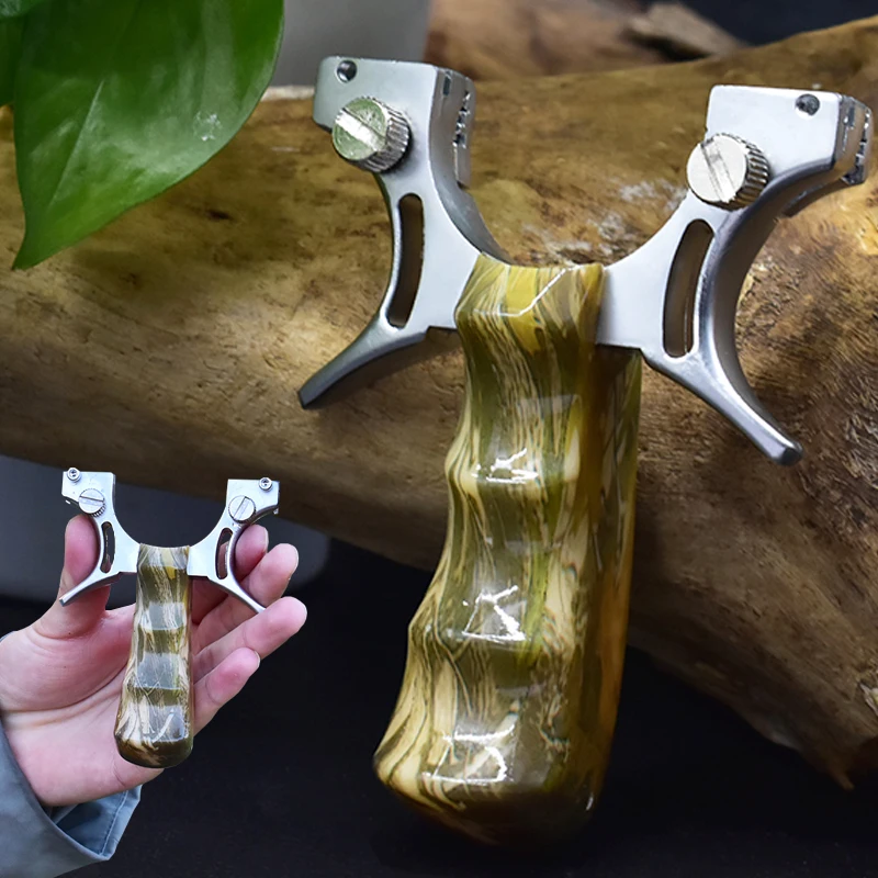 Camouflage-Catapult-Outdoor-Hunting-Shooting-Slingshot-Comfort-Grip ...