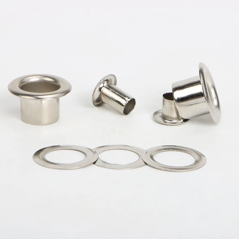 100 set Metal High Grommet Eyelets with Washer Shoes Assortment Kit ...